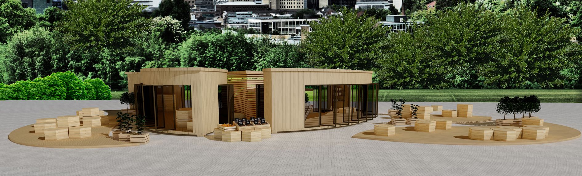 The Coffee pavilion | Interior Design Project