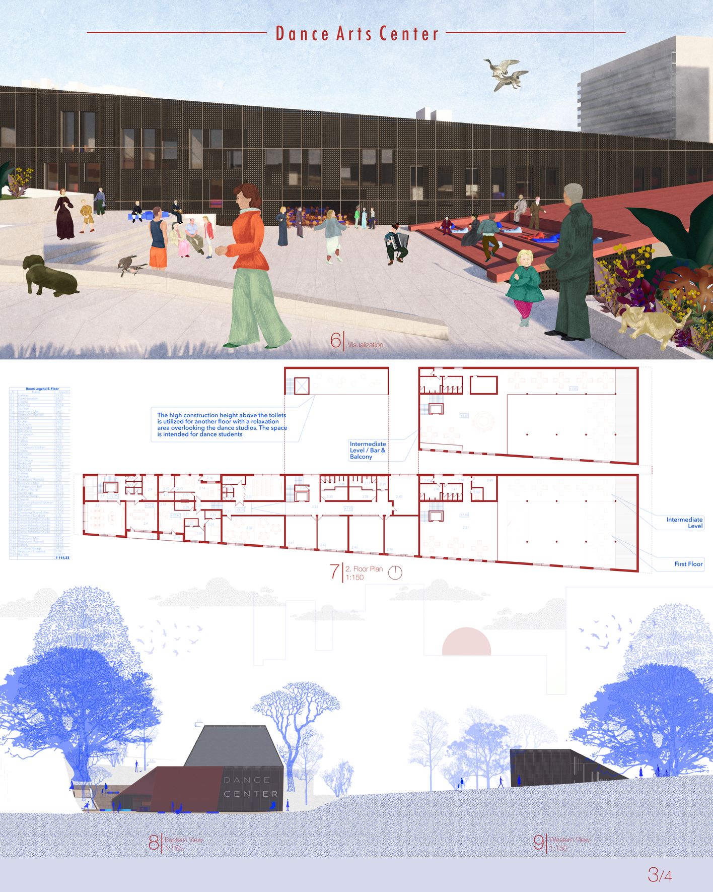 Dance Art Center | Cultural Architecture Project